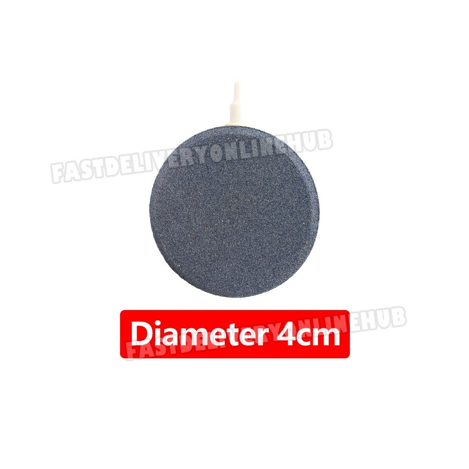 Round AirStone Disk Bubble Diffuser Air stone Hydroponics Aquarium Fish ...