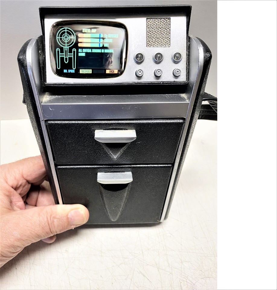 StAr TrEk TOS tricorder prop screen lcars transparent print EXCELLENT ...