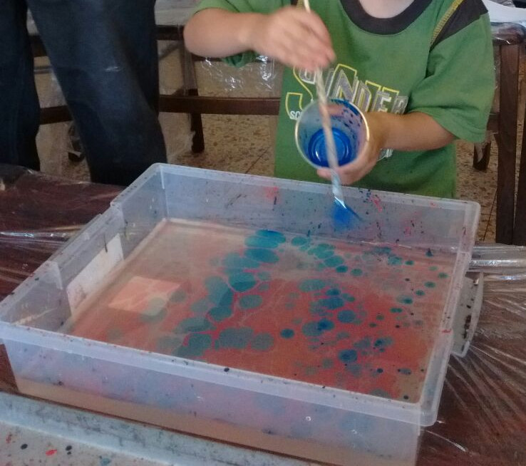 Dodin's Paper Marbling Kit 7C with Supplies, Tools, Samples and Guide ...