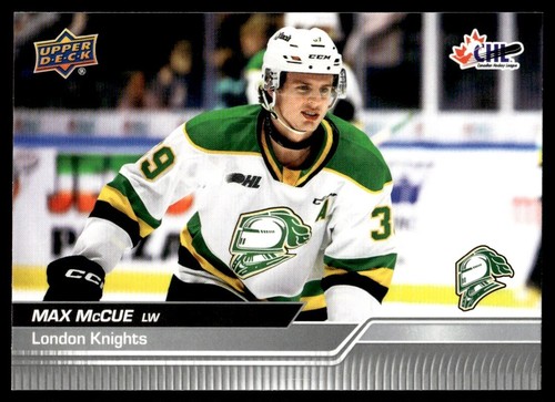 Max McCue Rookie 2023-24 Upper Deck CHL #95 | eBay