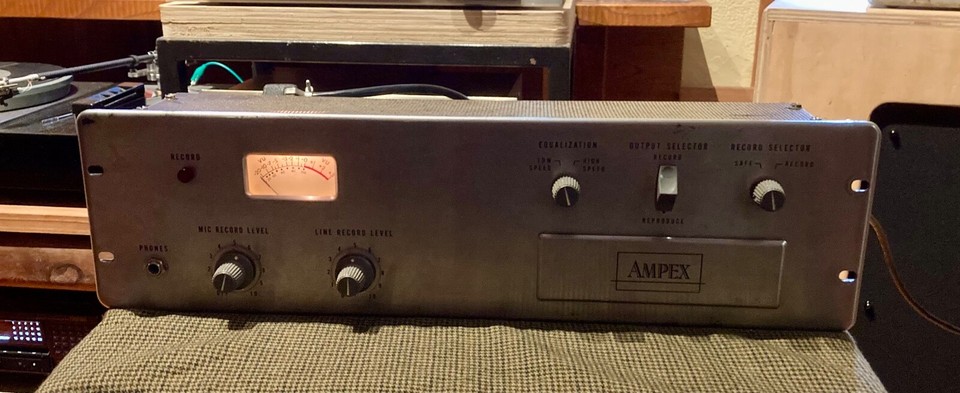 Reel to Reel Ampex PR-10 Mono Tube Tape head Recorder Mic Preamp Nice ...