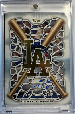 Corey Seager 2016 Topps Laser Booklet Rookie Auto Relic /25 LA DODGERS ...
