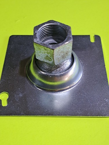 Raco 4" Square Swivel Fixture Hanger Cover for Use Box, Silver | eBay