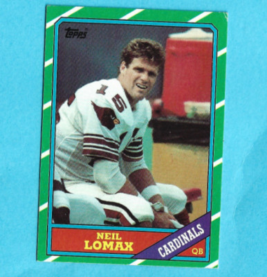 1986 Topps #327 Neil Lomax St. Louis Cardinals Football Card VG | eBay