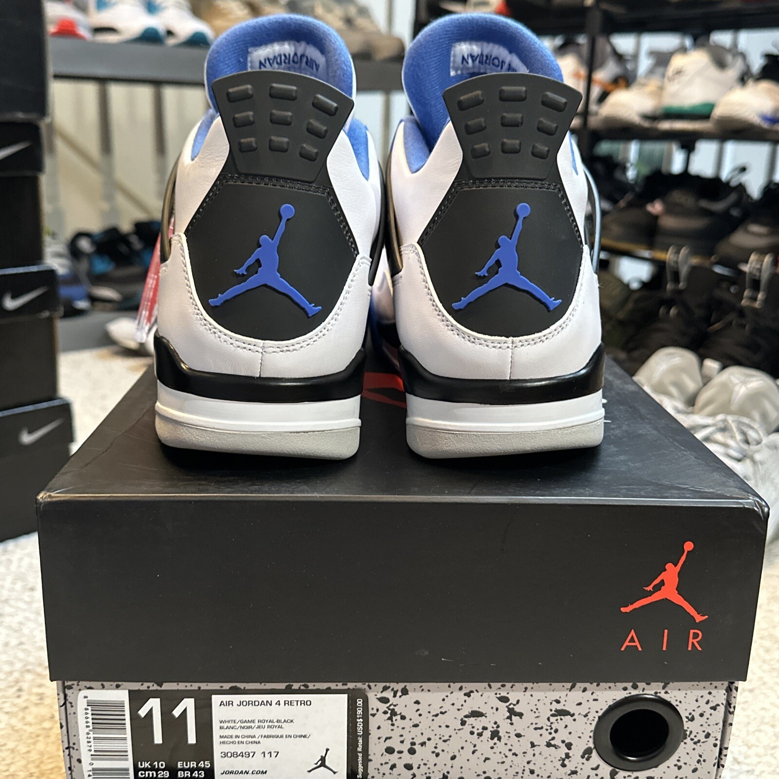Size 11 - Jordan 4 Retro Mid Motorsports 886668628790| eBay