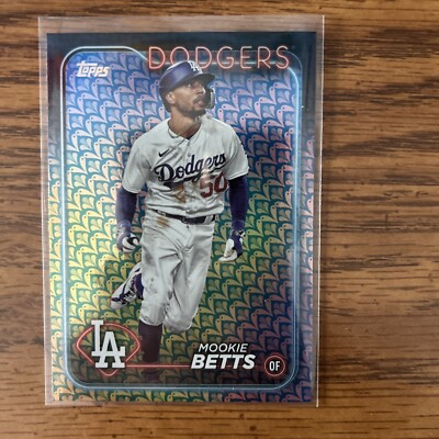 Mookie Betts 2024 Topps Series 1 Easter Holiday Foil #250 - Los Angeles ...