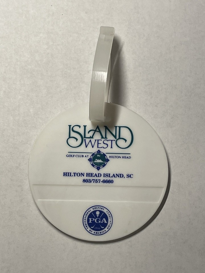 Rare Island West Golf Club Golf Bag Tag - Hilton Head Island, South ...