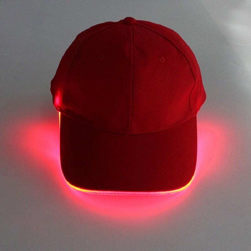 Unisex Baseball Hat Light Up Hat LED Glow Cap Music Festival Party ...