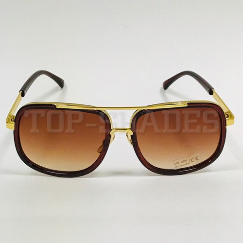 Men's Sunglasses Rapper New Oversize Fashion Square Women Designer Flat ...