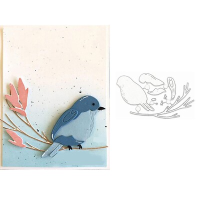 Bird Branch Frame Metal Die Cuts,Bird On Branch Border Wedding Cutting ...