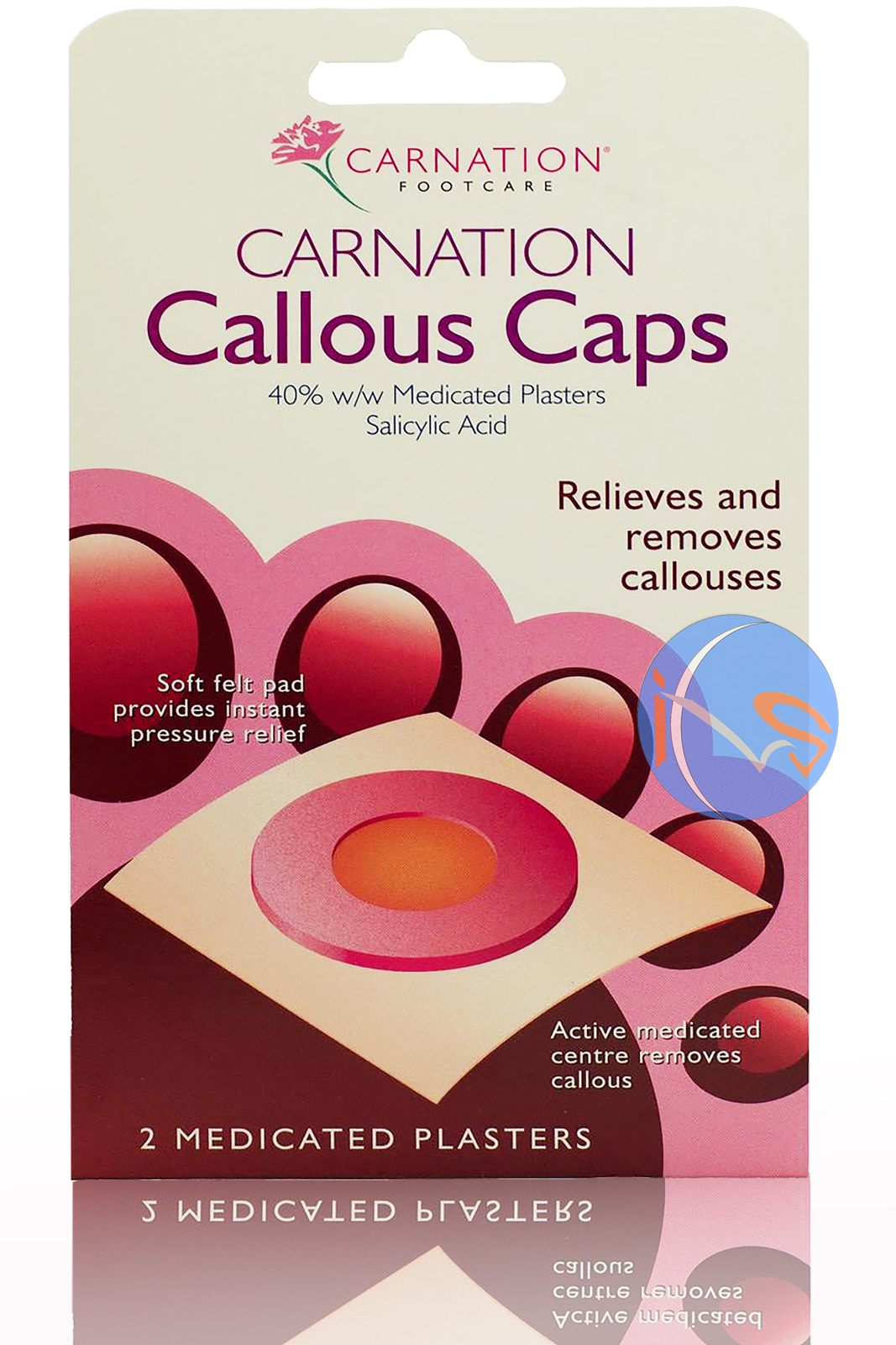 CARNATION CALLOUS CAPS -Removal of Callous/Medicated (2PADS PER PACK ...