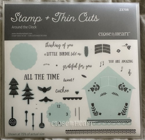 New CTMH STAMP & THIN CUT SETS, Around The Clock | eBay