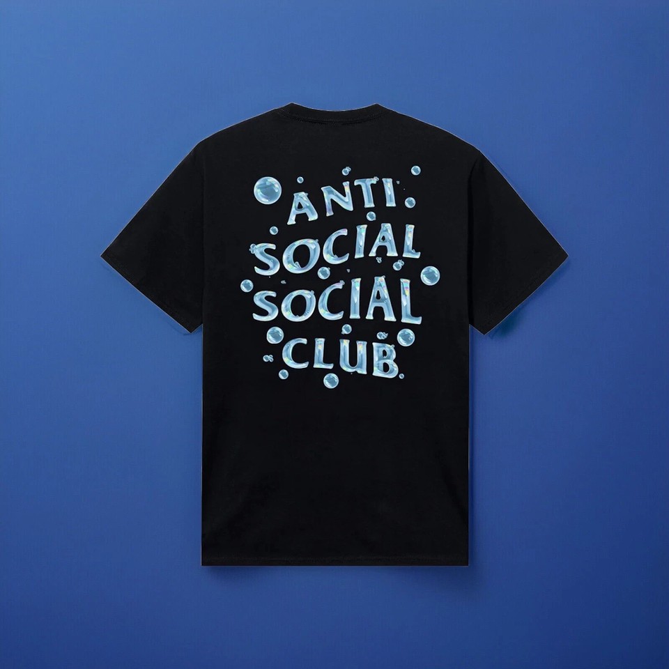Anti Social Social Club Bubble Logo Tee - Black | eBay