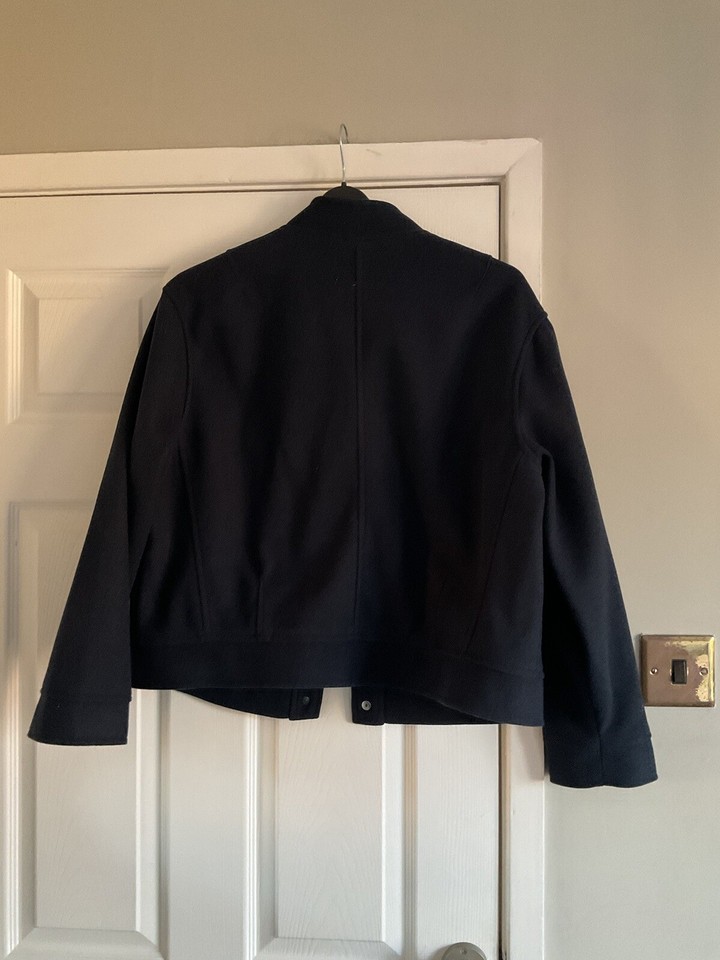 Marks And Spencer Navy Short Jacket Size 16 | eBay UK