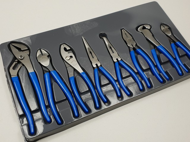 Blue Point BDGPL800 Dipped Grip Plier Set - 8 Piece for sale online | eBay