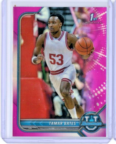 2021-22 Bowman University Pink #39 Tamar Bates RC - Missouri - MINT | eBay