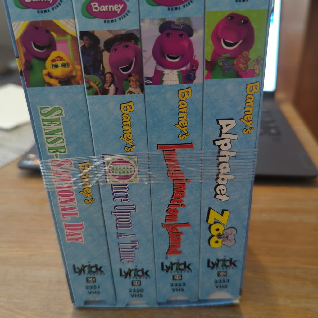 Barney Fun-Tastic Value Pack VHS Set Of 4 | Grelly USA