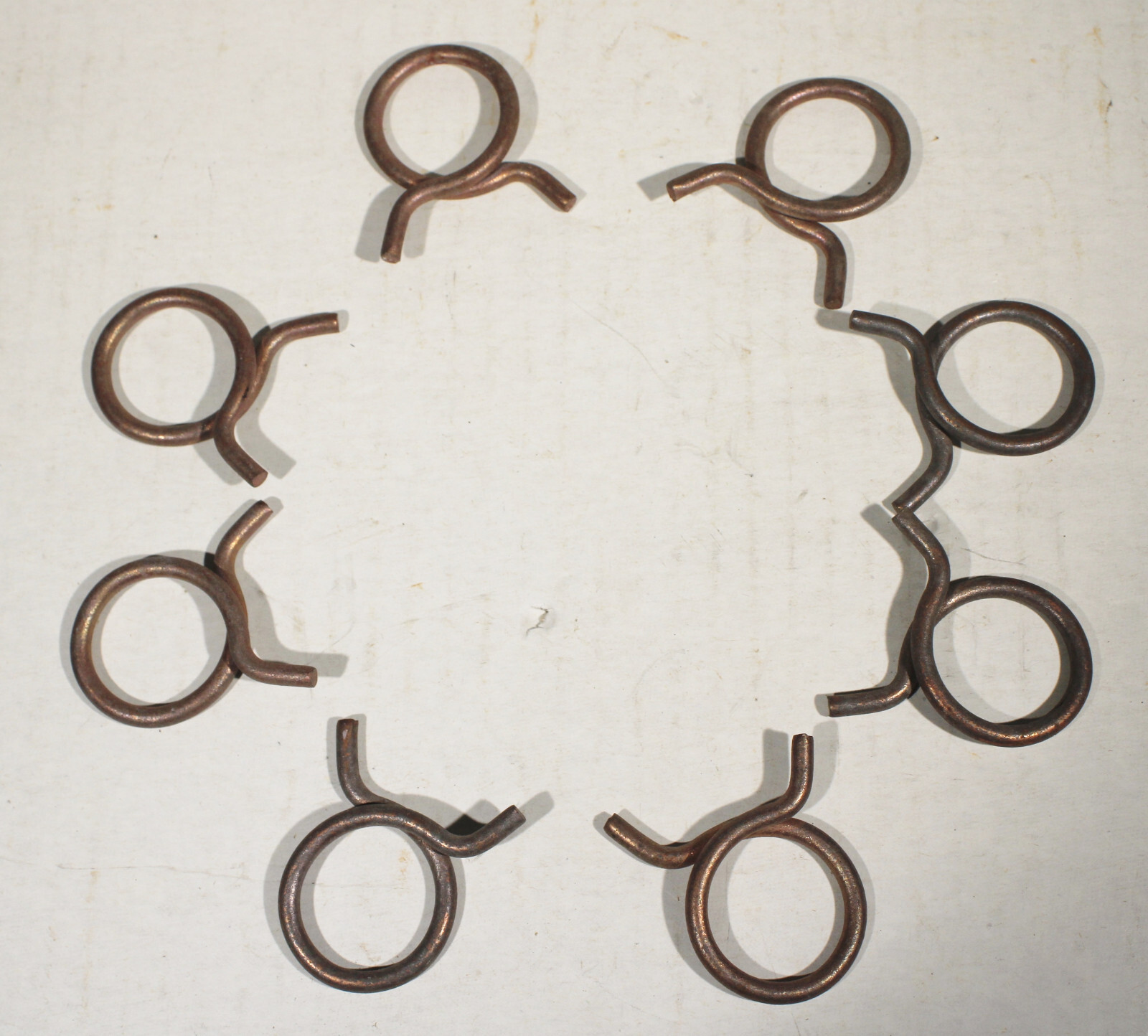 Set of 8 1956-1982 Corvette Heater Hose Clamp, Corbin Spring Ring 3/4 ...