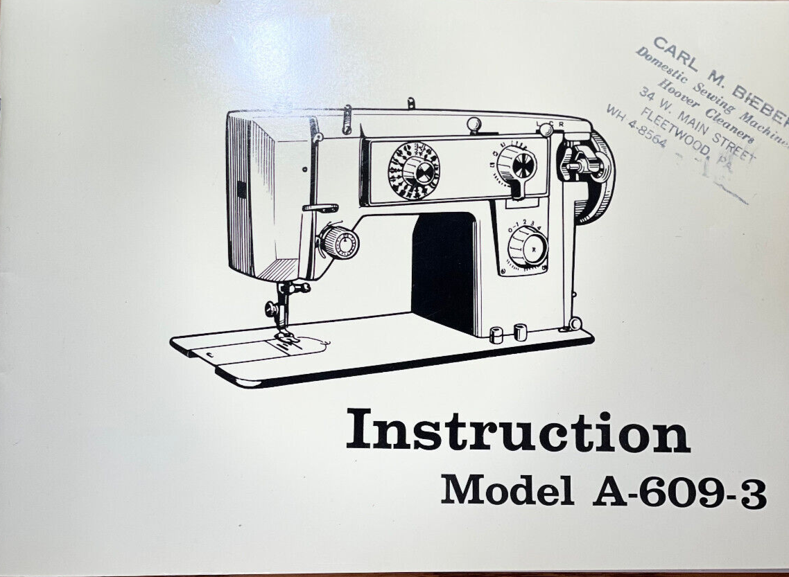Vogue Sewing Machine Manual Nelco 5102 FS Deluxe Sewing Machine Heavy