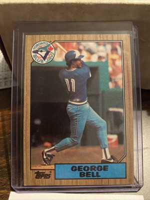 1987 Topps GEORGE BELL Baseball Card #681. TORONTO BLUE JAYS. | eBay