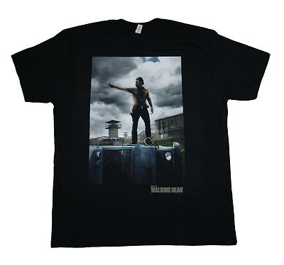 THE WALKING DEAD - Rick Poster Art - T SHIRT S-M-L-XL-2XL Brand New ...