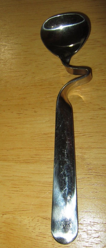 18/8 Stainless Spoon Bent Handle Sit on Bowl | eBay