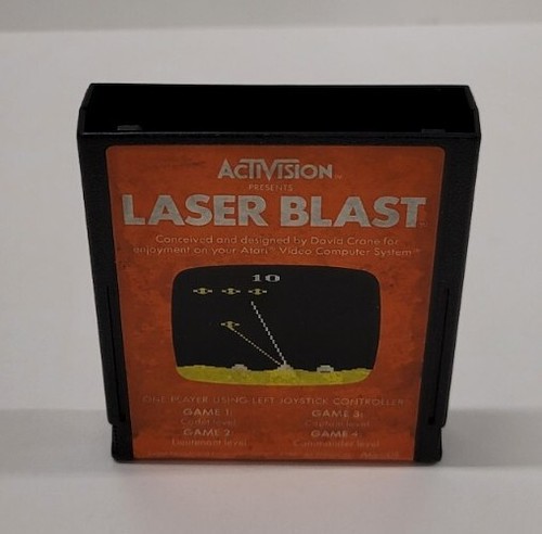 Laser Blast - Atari 2600 - Tested Working 👍 80s Vintage Missle Command ...