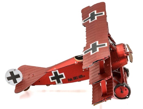 Model Kit Fokker Dr.I Triplane Fighter Aircraft "Red Baron" German Air ...