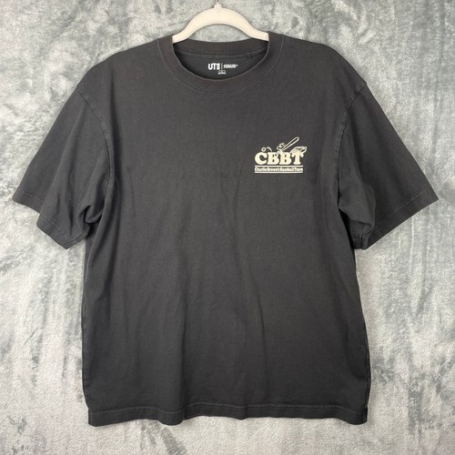 UT Uniqlo x Peanuts T-Shirt Mens Large Gray Snoopy Baseball Sports ...