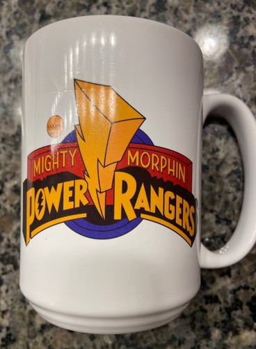 POWER RANGERS Coffee Mug Cup Mighty Morphin Ceramic Logo 11 Oz NEW | eBay