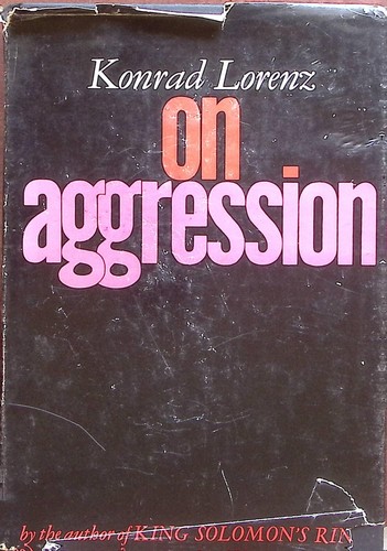 1966 KONRAD LORENZ ON AGRESSION 1st ENGLISH EDITION HARCOURT BRACE HDCJ ...