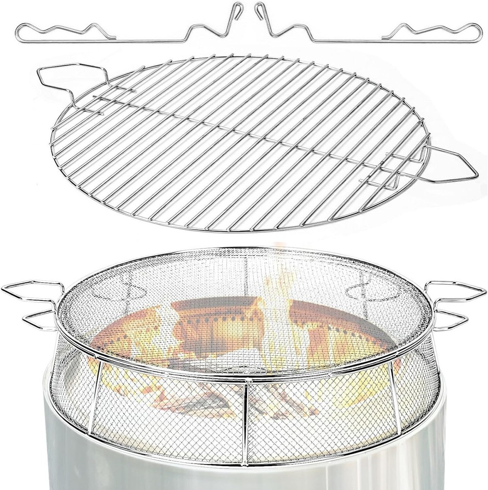 Fire Pit Shield Cooking Grate for Solo Stove Bonfire 19.5",Fire Pit ...