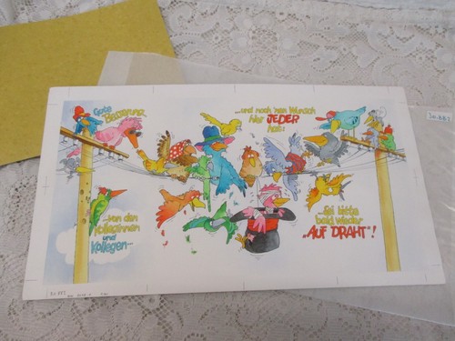 1991 Peter WROBEL eigenhändig signiert : Wro : Gute Besserung von den ...