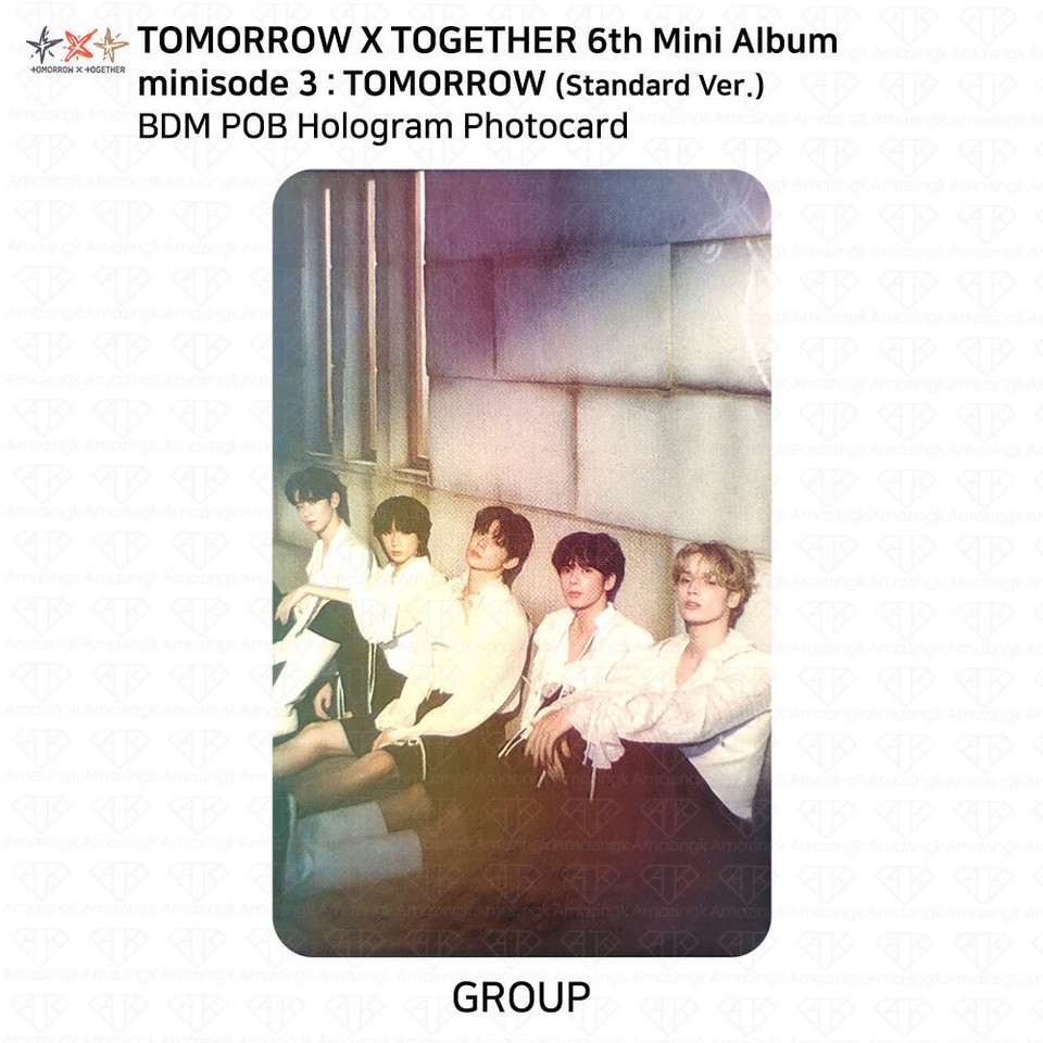 TXT 6th Mini Album Minisode 3:Tomorrow POB Photocard Complete Set KPOP ...