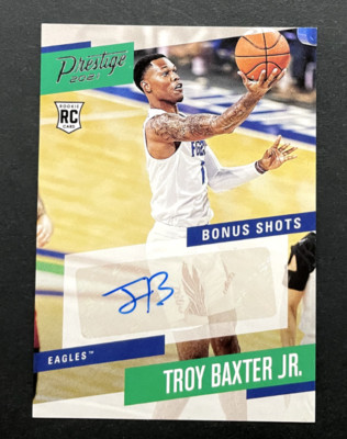 2021 Panini Prestige - Troy Baxter Jr. #PBTBJ FGCU Eagles - ROOKIE AUTO ...