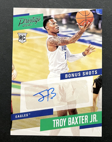 2021 Panini Prestige - Troy Baxter Jr. #PBTBJ FGCU Eagles - ROOKIE AUTO ...