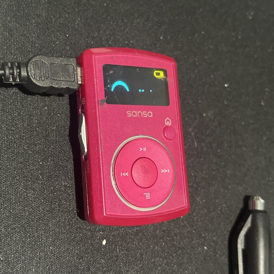 SanDisk Sansa Clip Pink ( 2 GB ) Digital Media Player Works ...