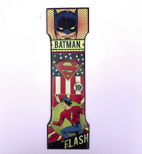 DC COMICS BATMAN Letter I "I" Discontinued Metal 10” Open Road Superman ...