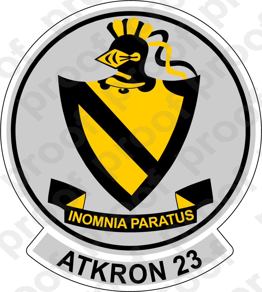 STICKER USN VA 23 Black Knights | eBay