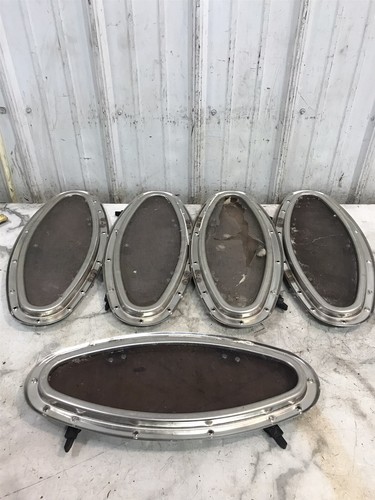 88 Bayliner Boat oval shaped port hole porthole windows hatches | eBay