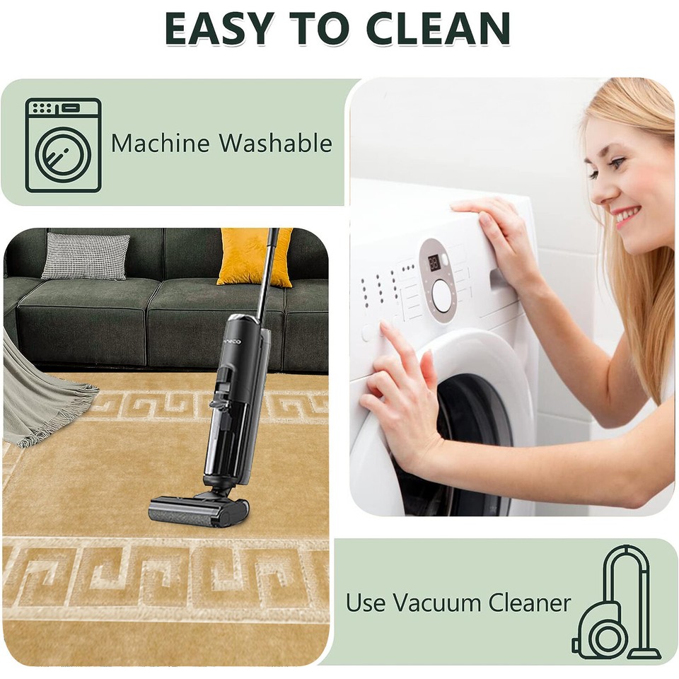 Non Slip Bath Mat Extra Large Bathroom Rug Water Absorbent Toilet ...