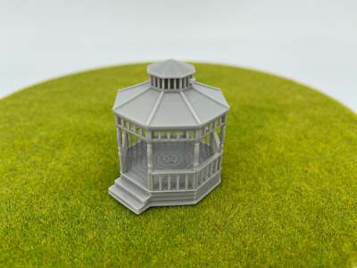 Gazebo - Bandstand - Pavilion - N Scale 1:160 | eBay