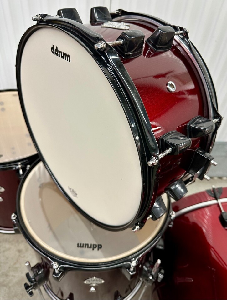 ddrum 7Pc Double Bass Drum Set Shell Pack Kit Diablo Red / Black | eBay