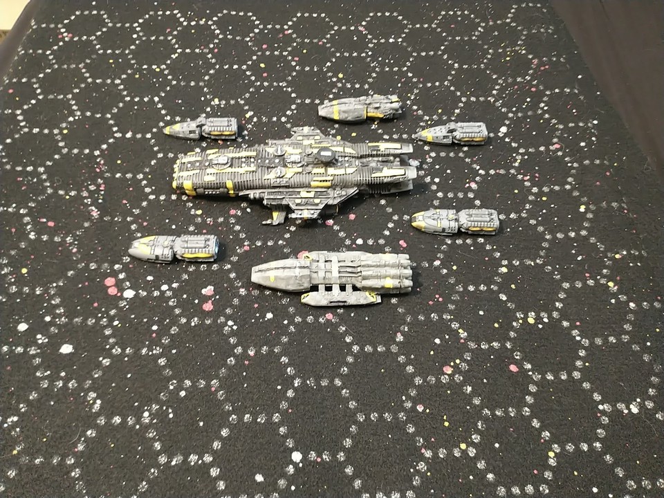 Full Thrust BSG Colonial Super Heavy Gunstar Group Squadron Wargame ...
