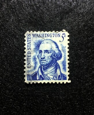 George Washington 5 Cent Blue Stamp, #1283, Never Hinged, Mint | eBay