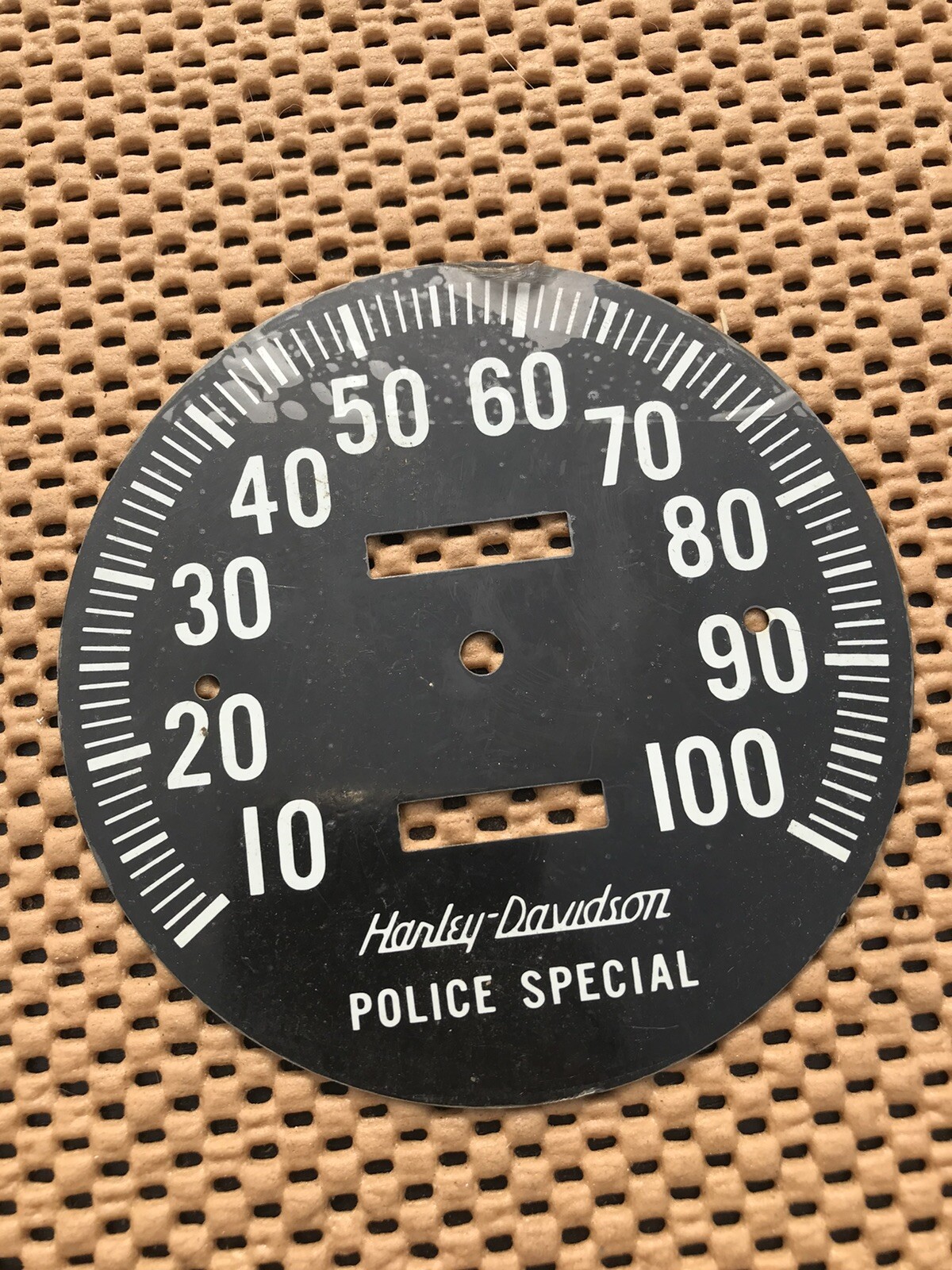Harley Davidson Panhead Shovelhead Police Special Speedometer Face ...
