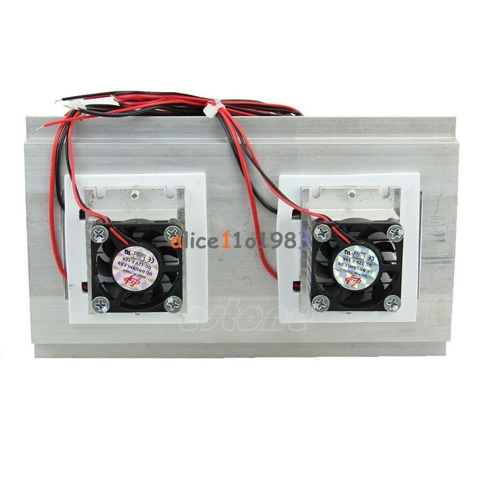 Thermoelectric Peltier Refrigeration Cooling System Kit Cooler Double ...