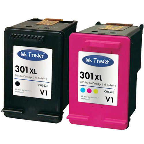 HP 301XL Black & Colour Ink Cartridges - Latest V1 for HP Deskjet 2540 ...