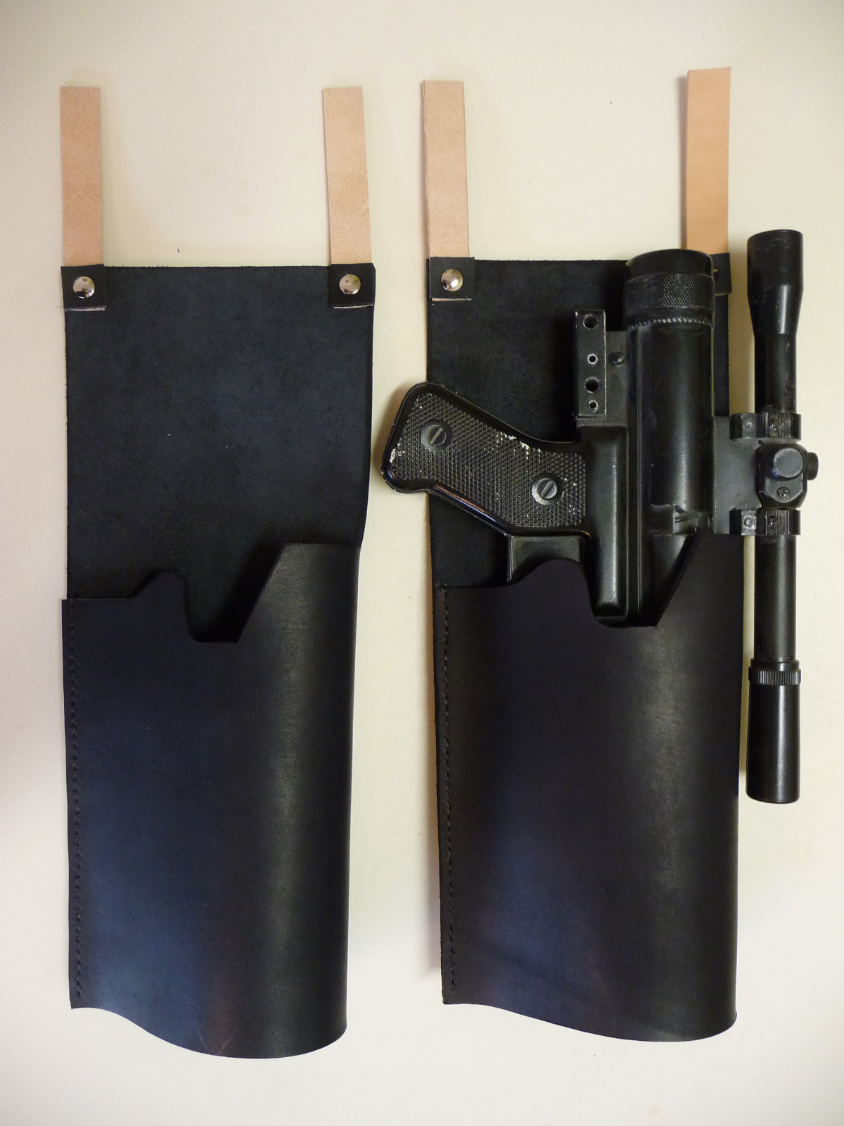 Star Wars ANH STORMTROOPER SE-14R LEATHER HOLSTER Prop TK costume fits ...