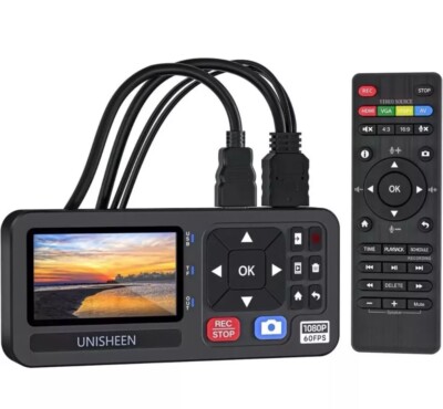 VHS to Digital Converter, Capture Analog Video From VCR, Camcorder ...